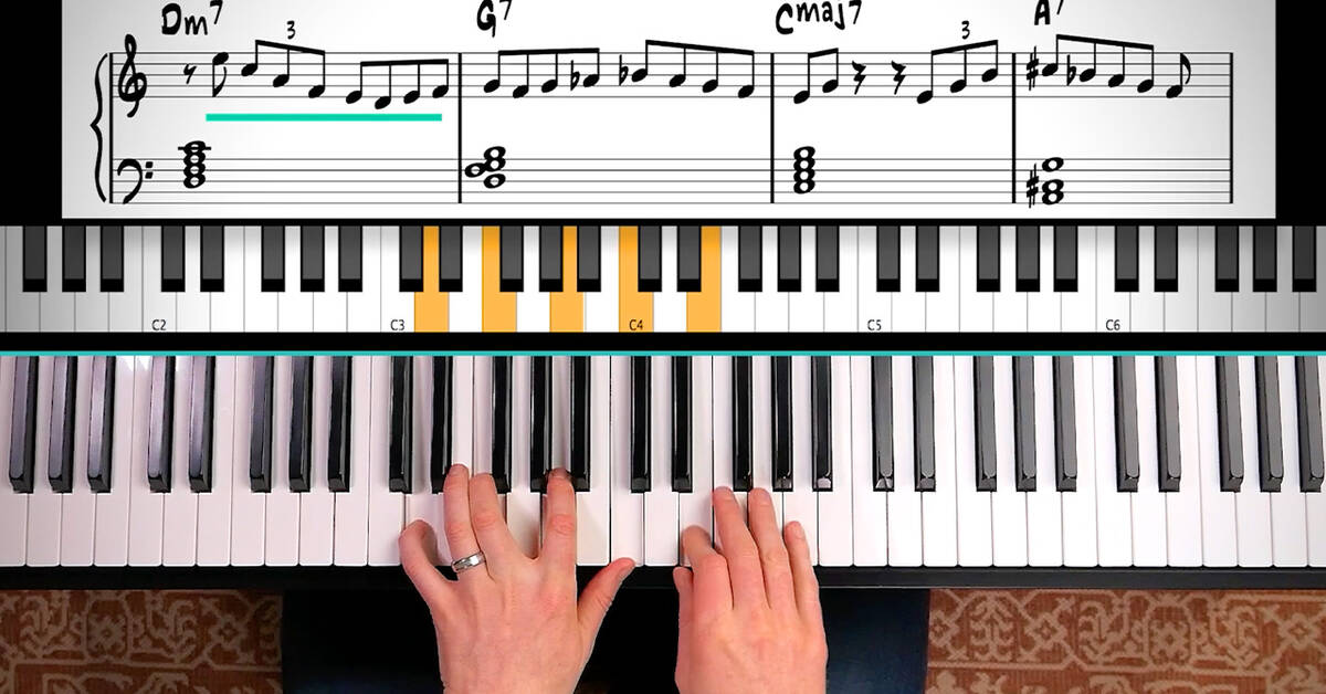 Beginner Jazz Piano Lesson. Everything you need to start. | Beginner ...